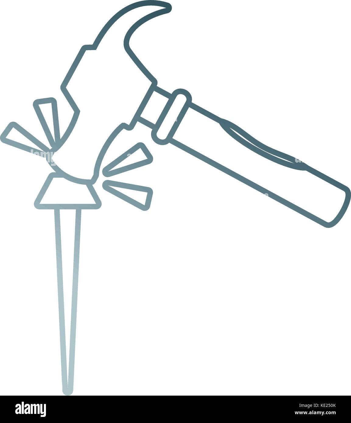 hammer vector illustration Stock Vector Image & Art - Alamy