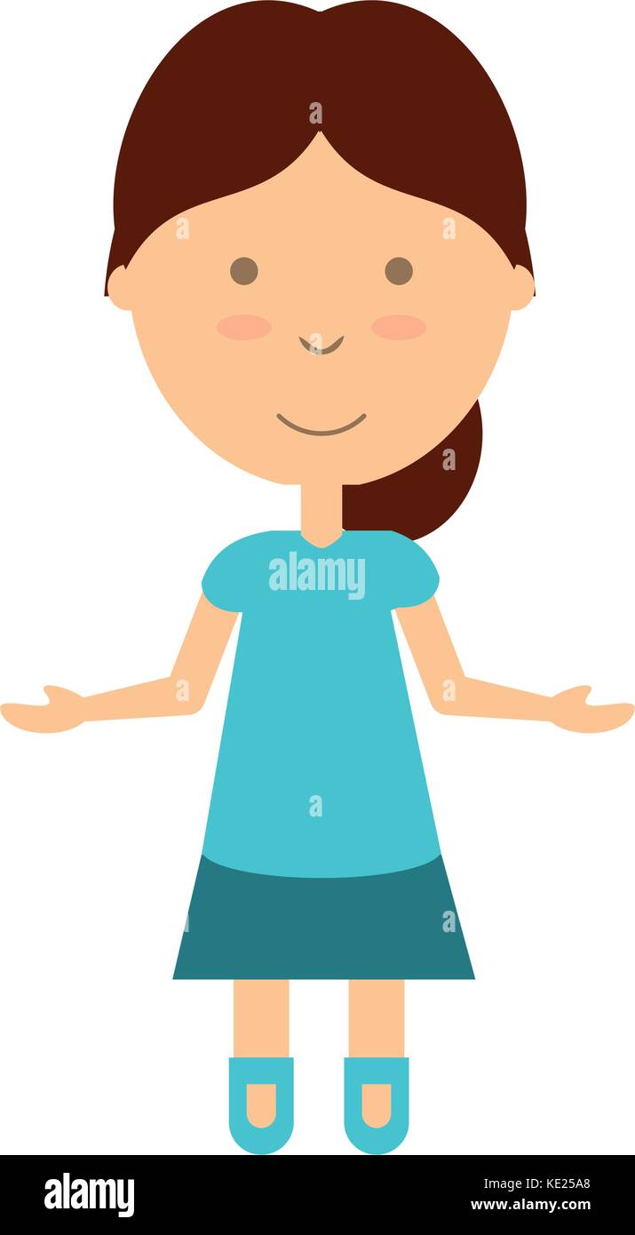 cartoon girl icon Stock Vector Image & Art - Alamy