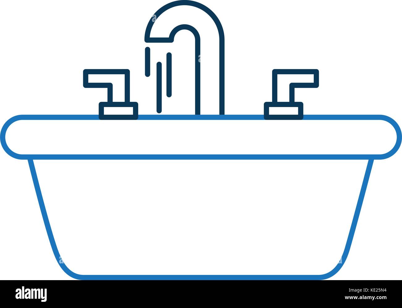 home sink for toilet bathroom ceramic Stock Vector Image & Art - Alamy