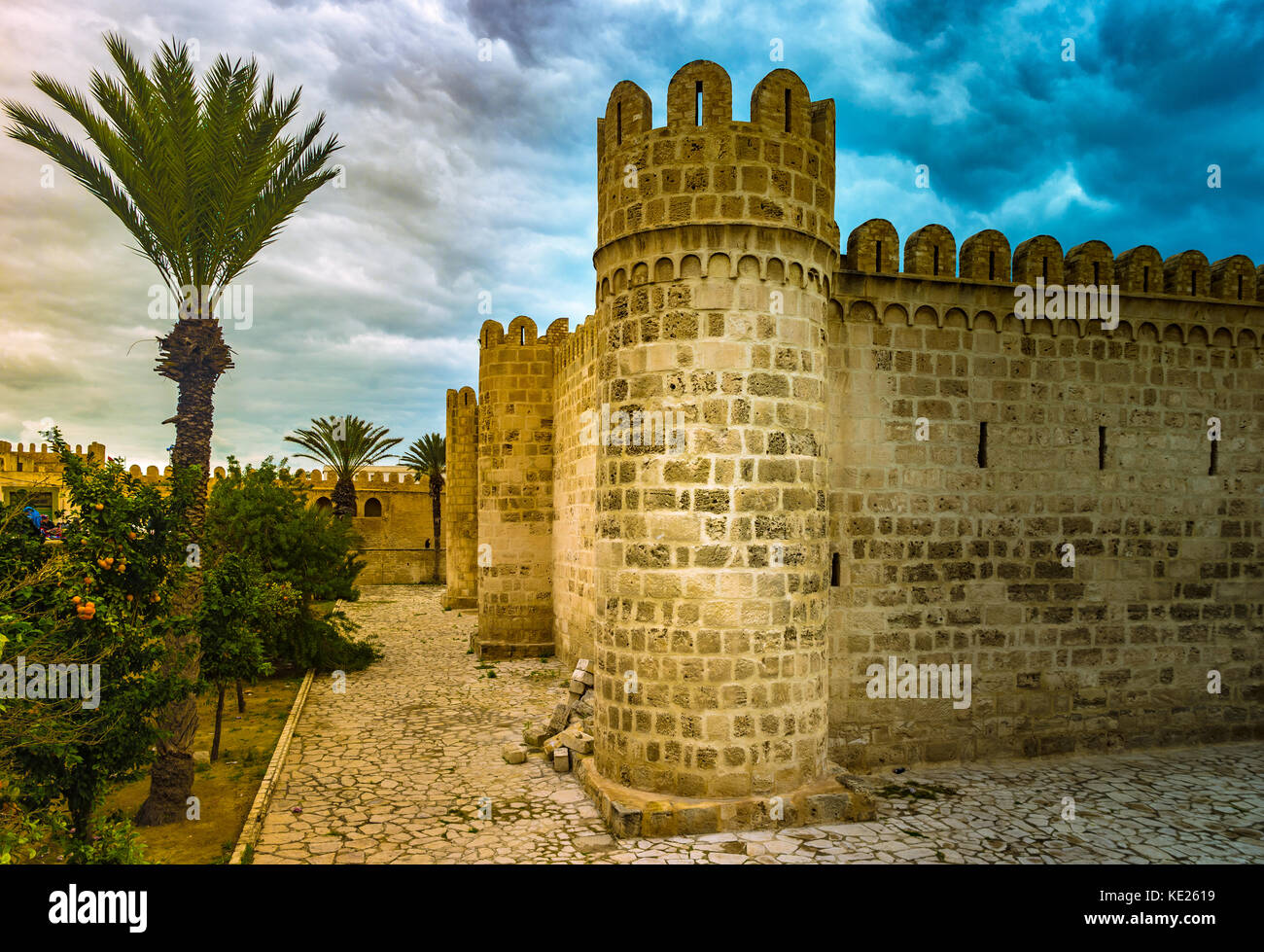The fortress of Ribat of Sousse in Tunisia Stock Photo - Alamy