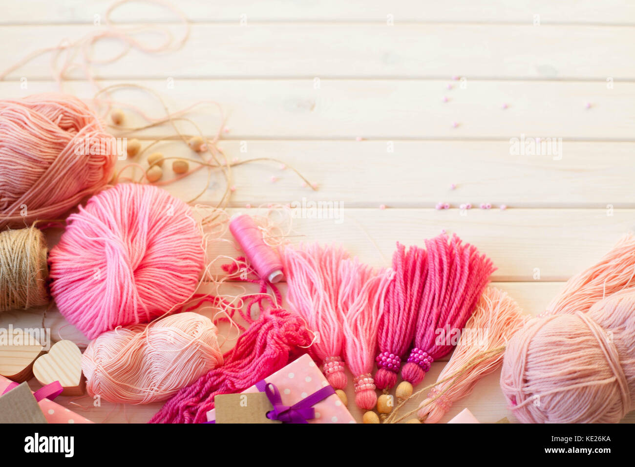 Handicrafts background hi-res stock photography and images - Alamy