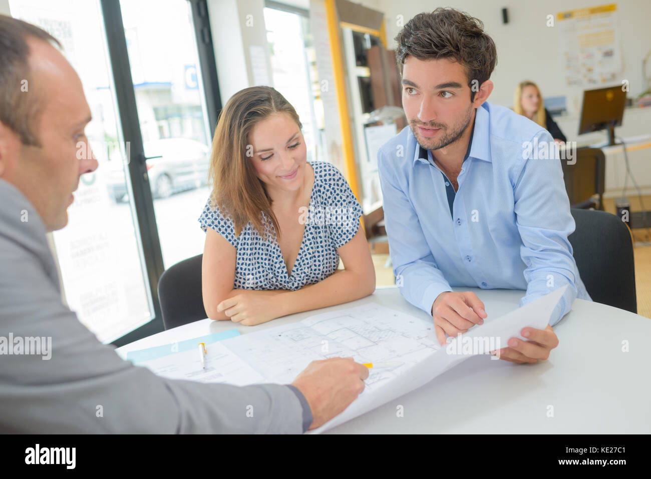 Manager checking online paperwork hi-res stock photography and images ...