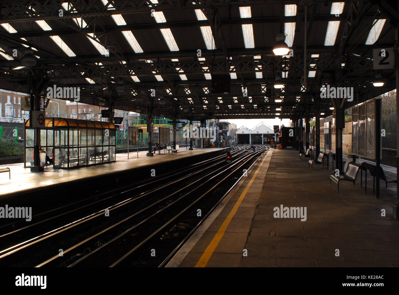 United Kingdom, London, Queen's Park Underground Station Stock Photo ...