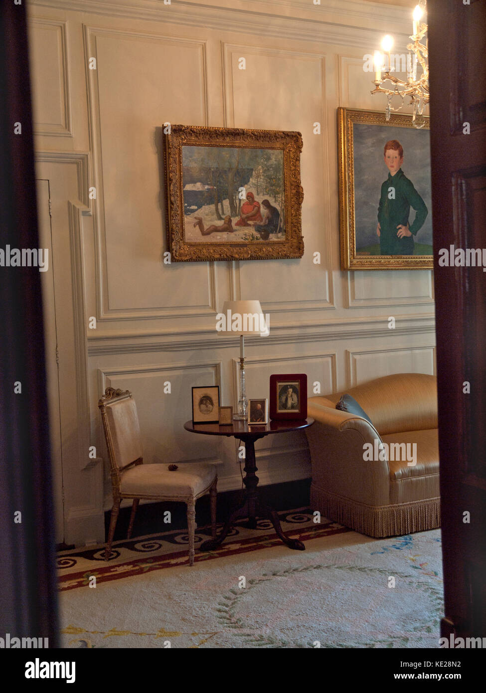 Interior of Russborough House, County Wicklow, Ireland Stock Photo - Alamy