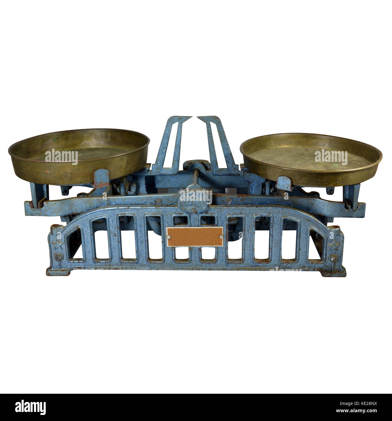 Vintage body weight scale Cut Out Stock Images & Pictures - Alamy