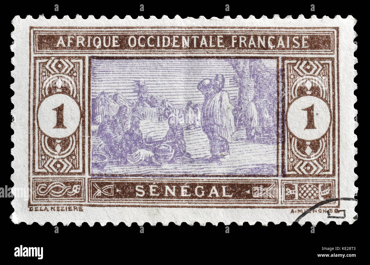 Senegal postage stamp High Resolution Stock Photography and Images - Alamy