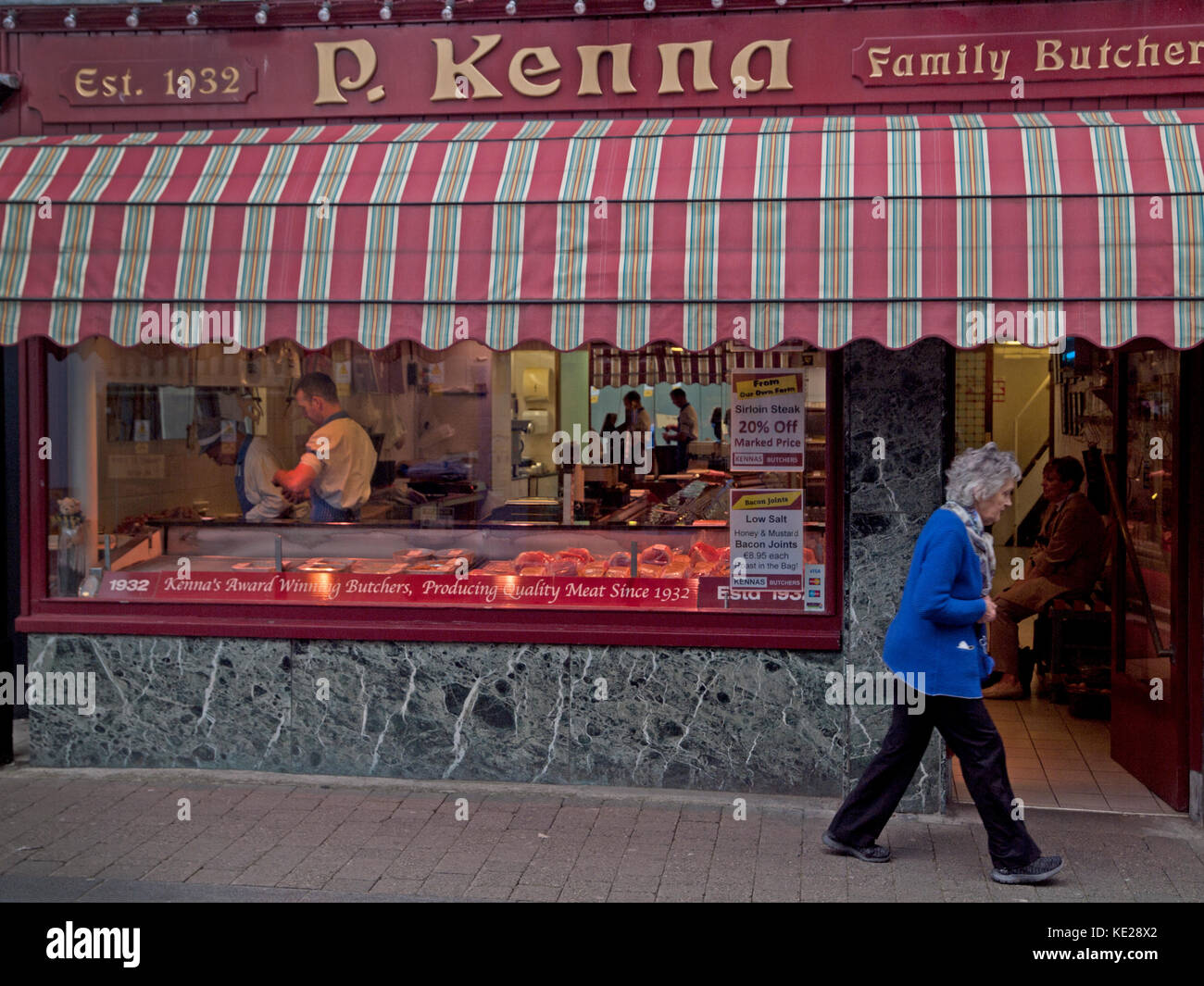 A butchers in Kilkenny, Ireland Stock Photo - Alamy