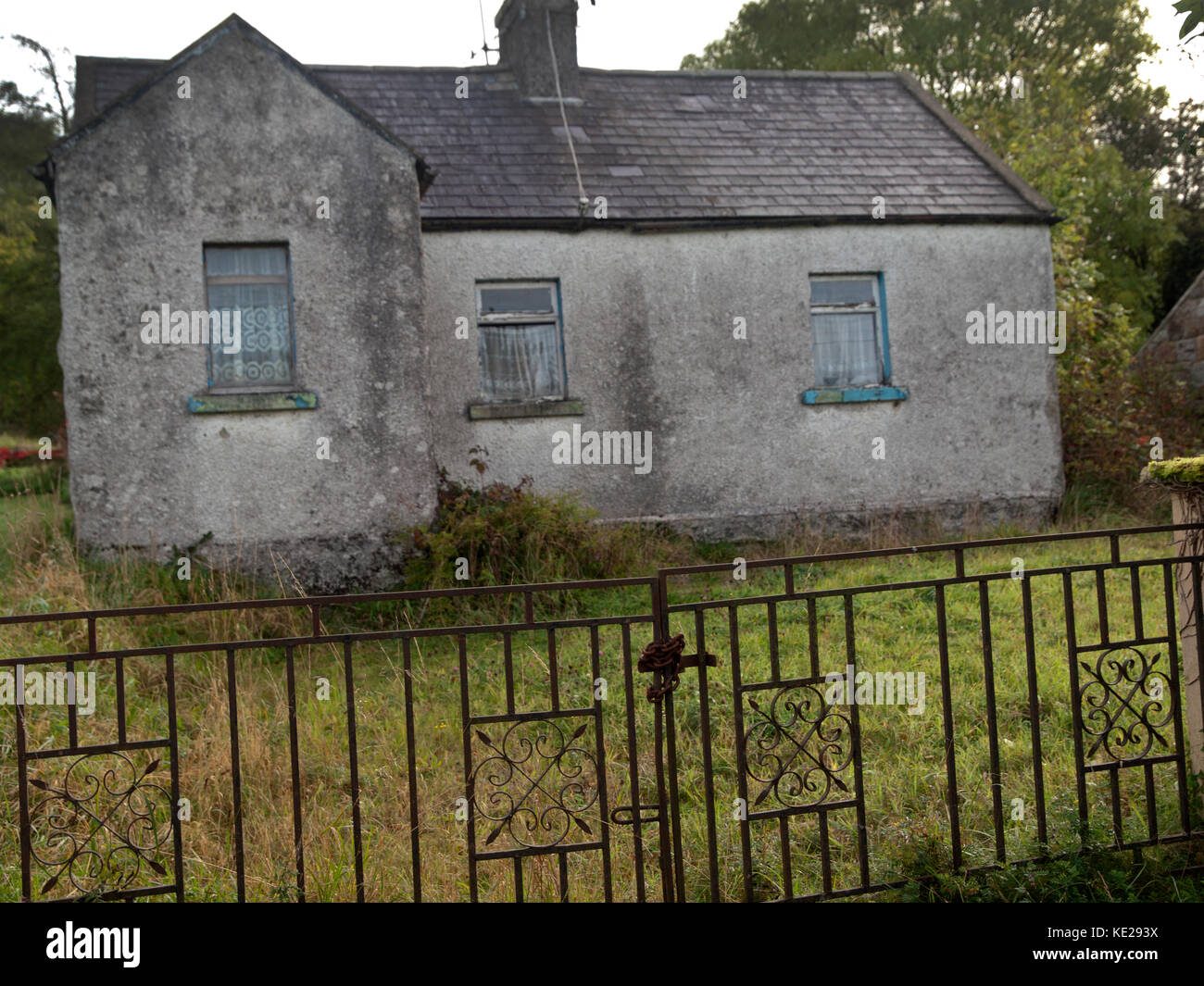 A dilapidated farm house in County Wicklow, Ireland Stock Photo - Alamy