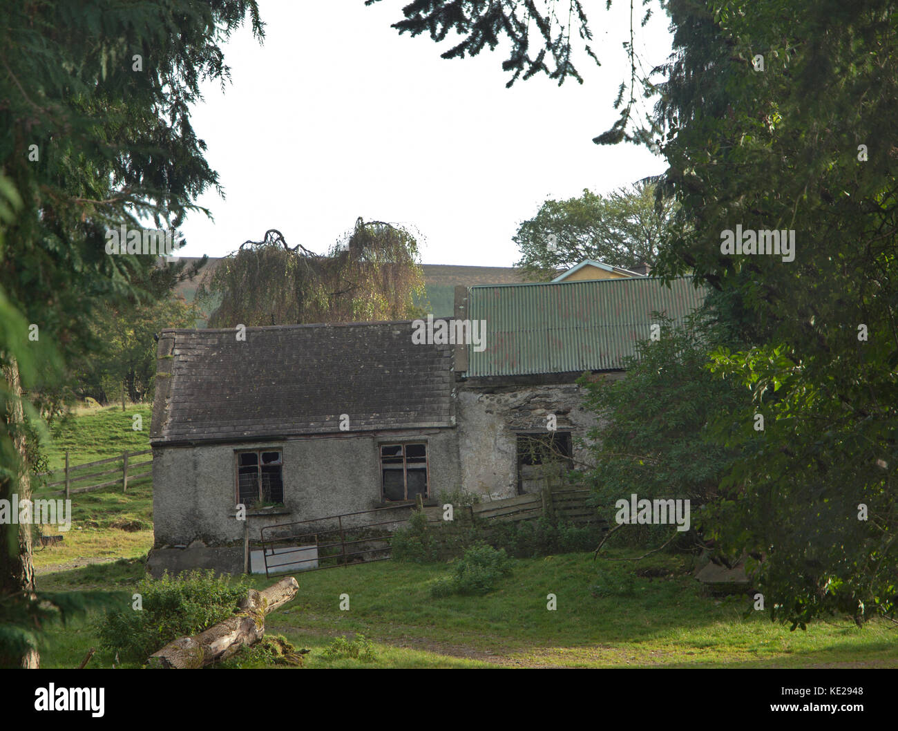 A dilapidated farm house in County Wicklow, Ireland Stock Photo - Alamy