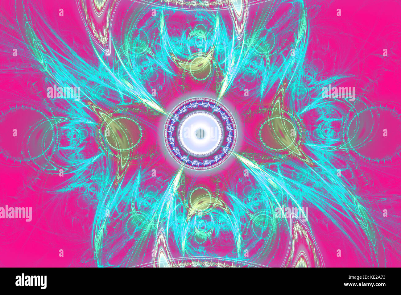 Geometric fractal shape can illustrate daydreaming imagination ...