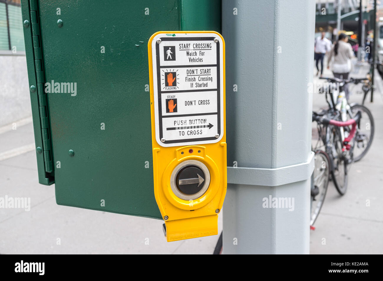 Pedestrian crossing button hi-res stock photography and images - Alamy