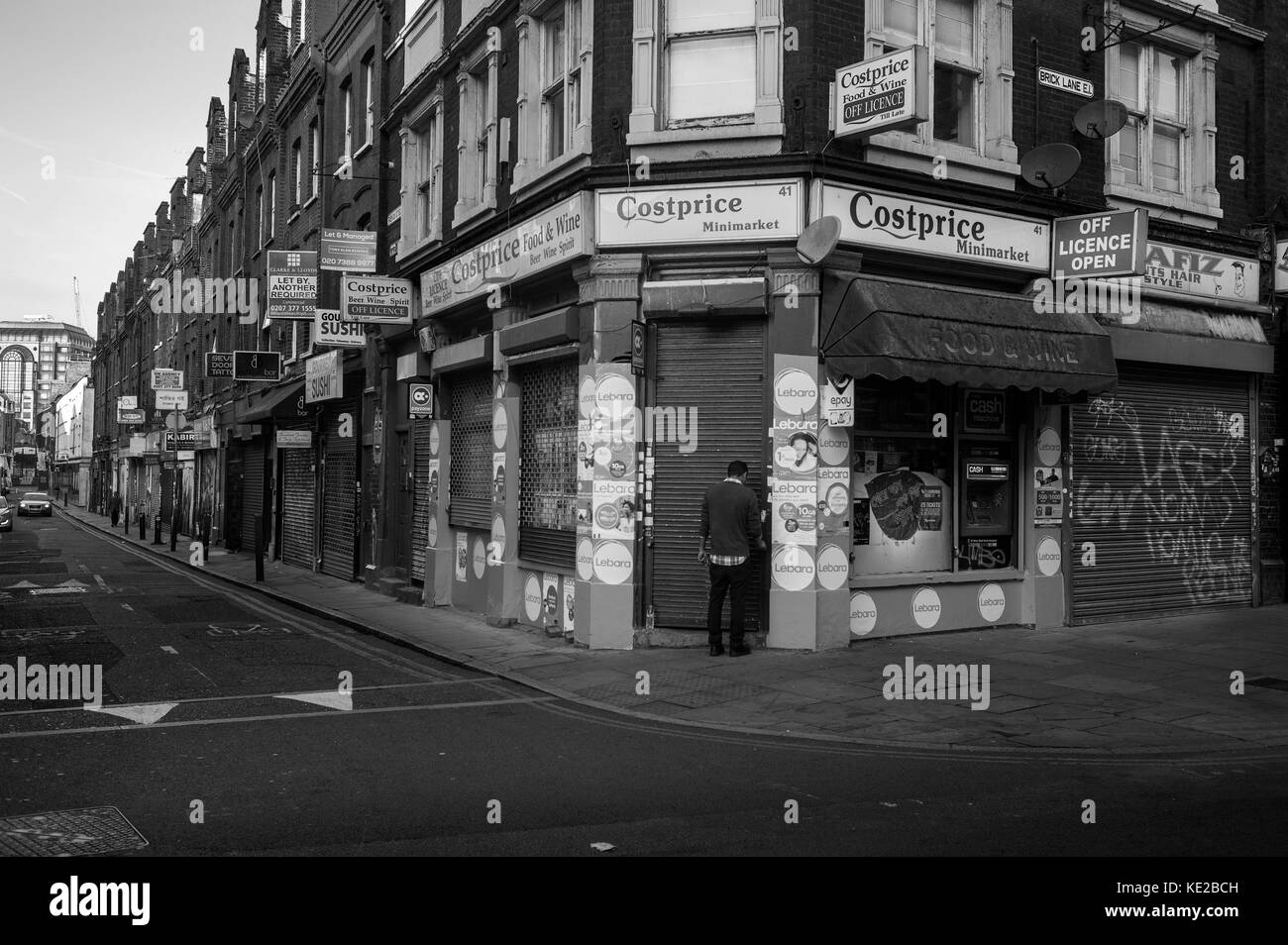 London. Spitalfields and the Brick Lane area of East London, UK. Oct ...