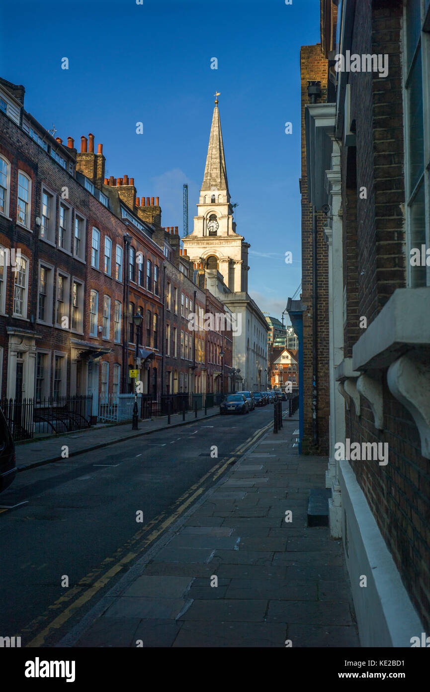 London. Spitalfields and the Brick Lane area of East London, UK. Oct ...