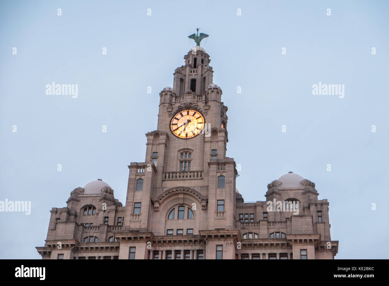 Royal Liver Building,with Liverbirds,on top,UNESCO,waterfront,Pier Head ...
