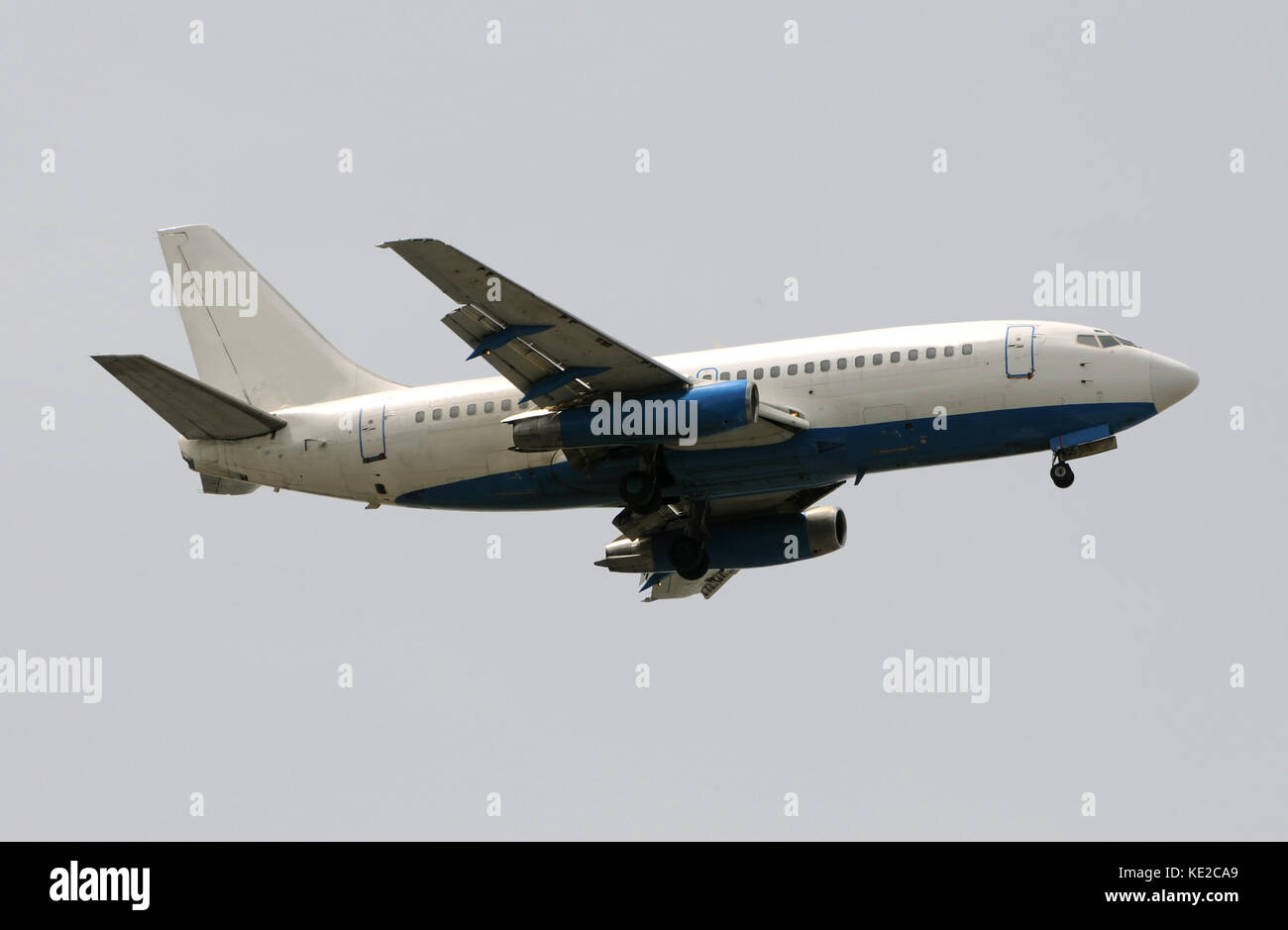 Modern day jet airplane in flight Stock Photo - Alamy