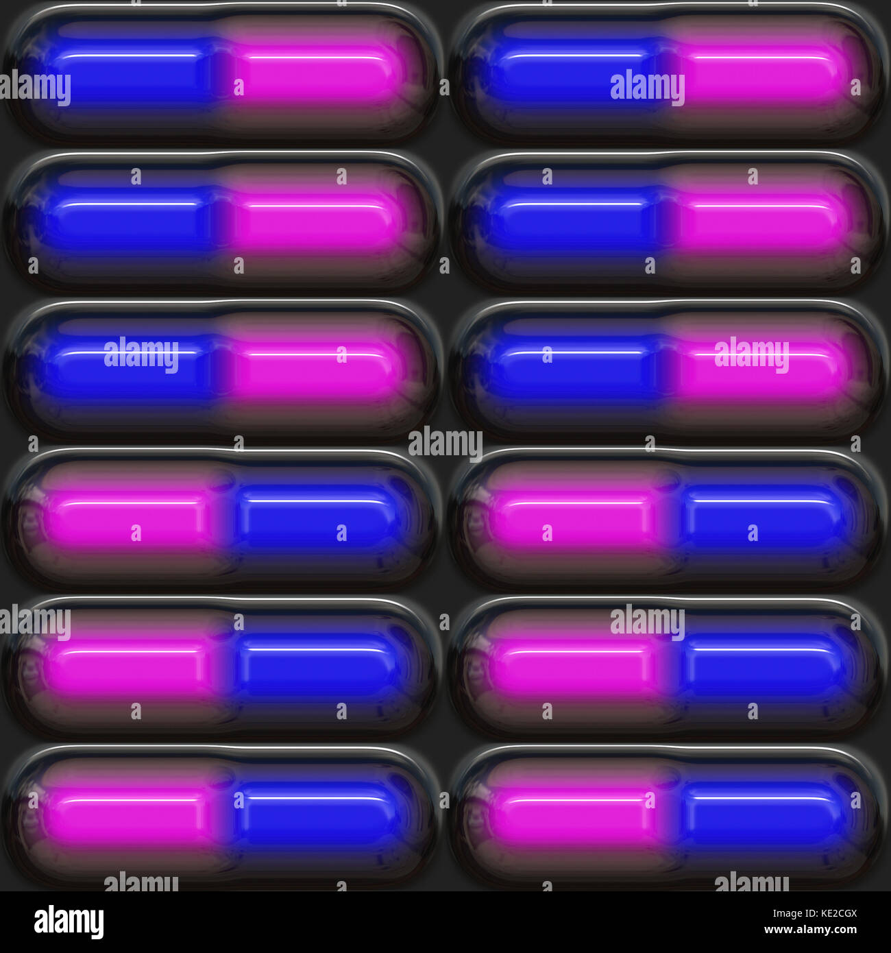 Multi tablet with blue and purple pills Stock Photo - Alamy