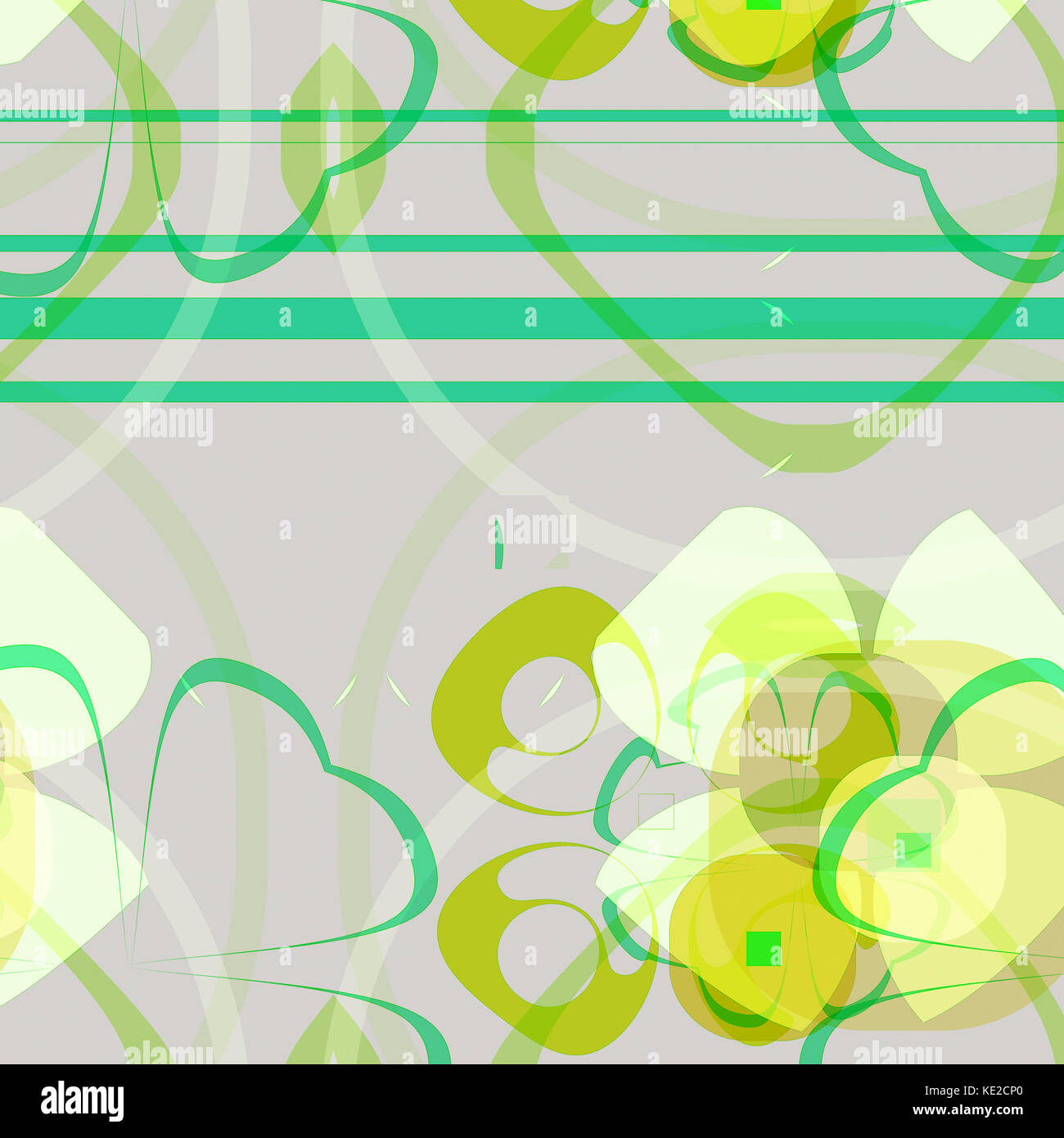 Computer generated background with floral motif Stock Photo - Alamy