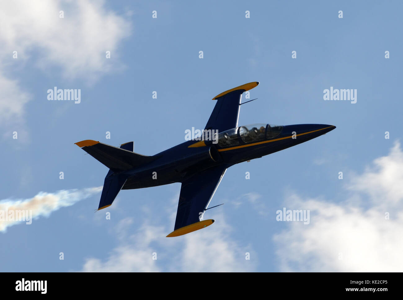 Light military jet airplane used for training Stock Photo - Alamy