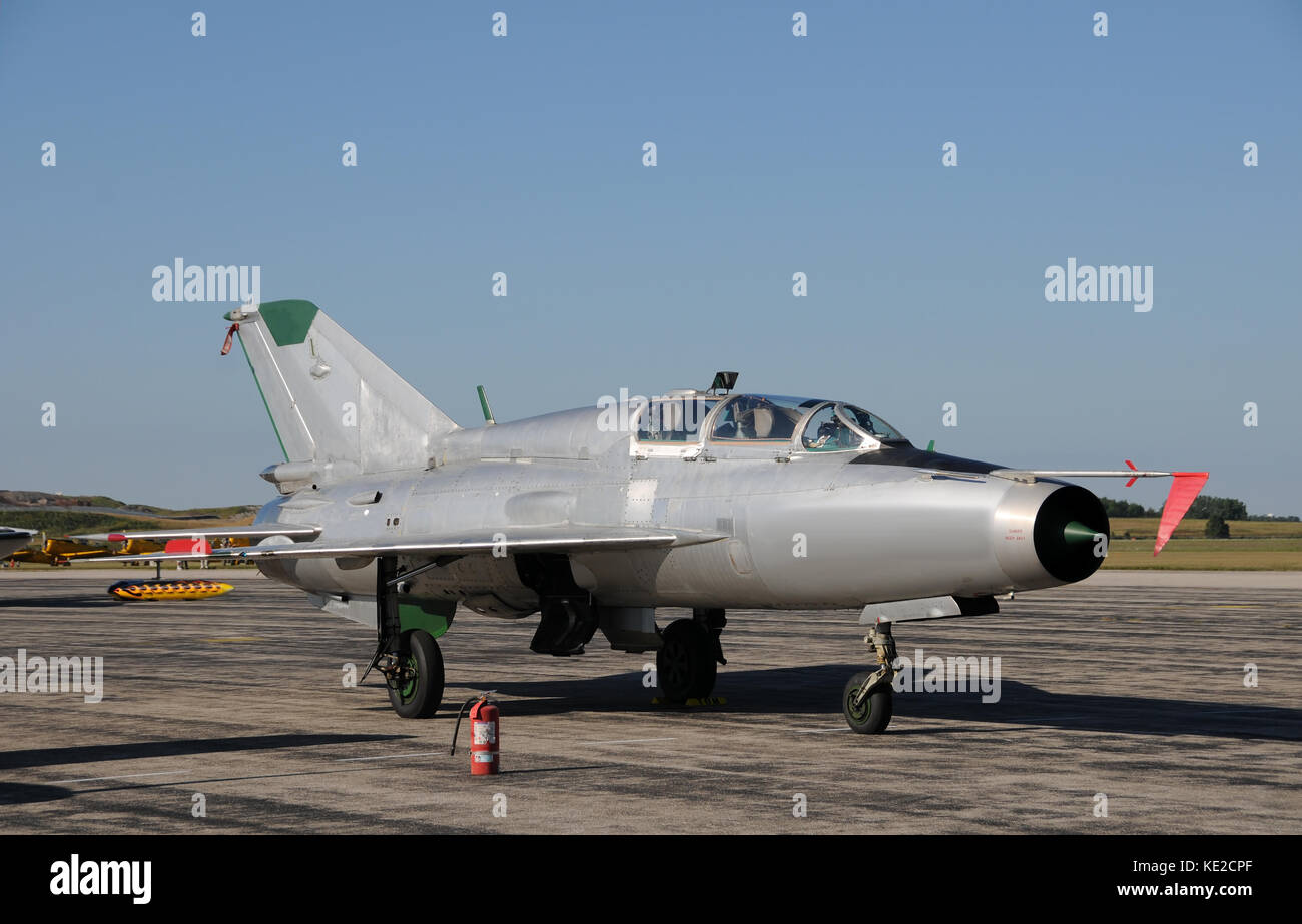 Soviet made jet fighter from the Cold War Stock Photo - Alamy