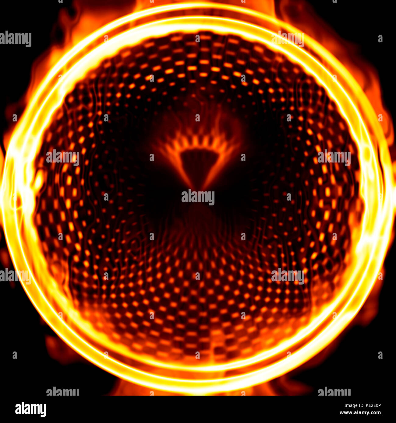 Circus fire hoop hi-res stock photography and images - Alamy