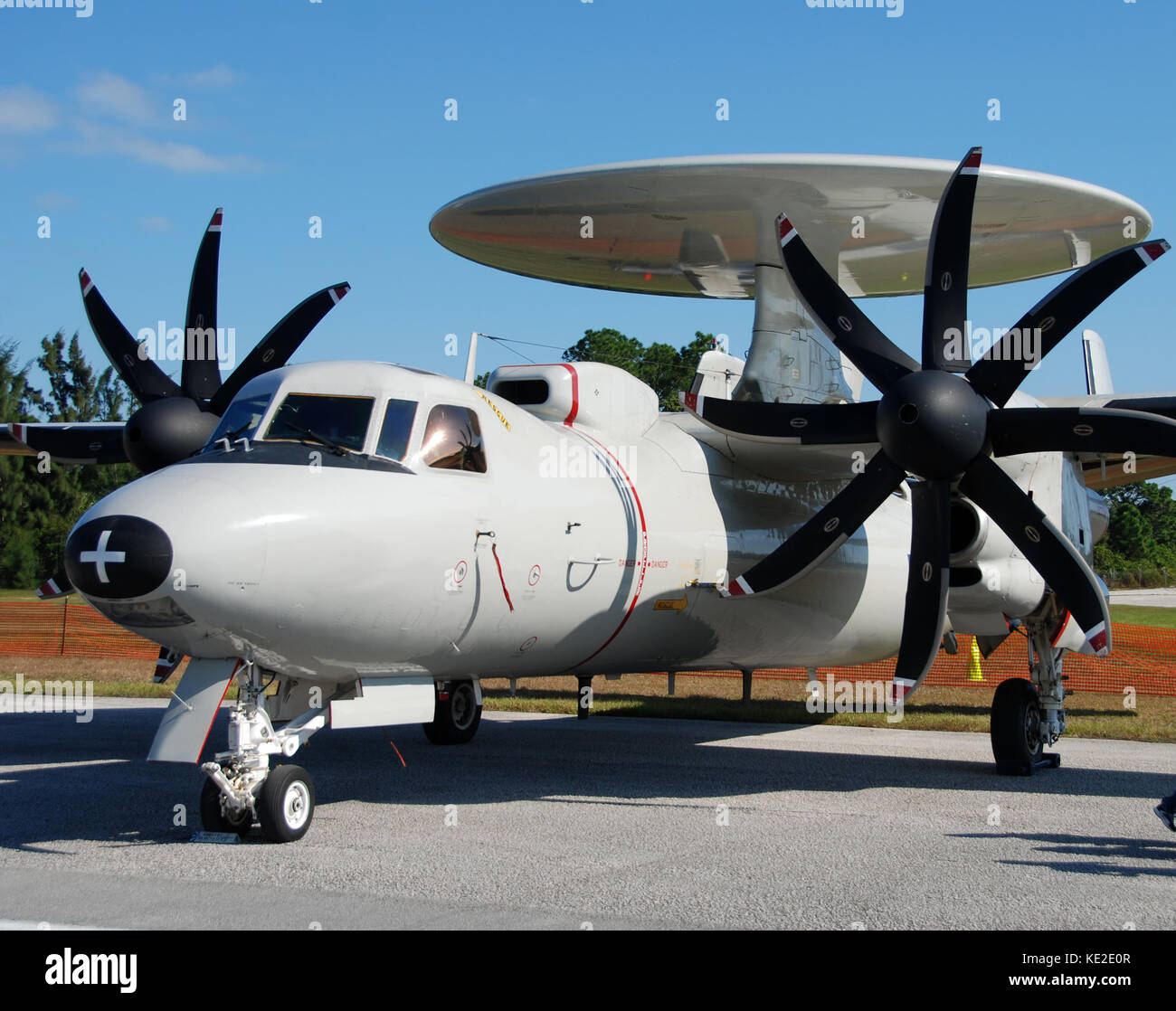 Radar patrol airplane Stock Photo - Alamy