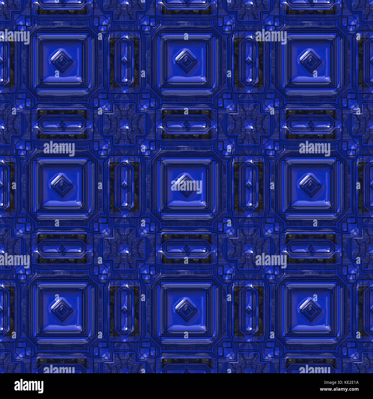 Blue tiles for background Stock Photo - Alamy