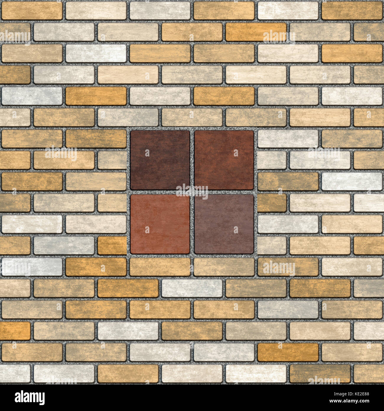 Flat brick wall closeup view for background Stock Photo - Alamy