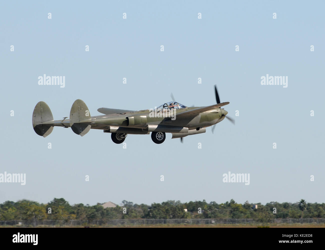 Lockheed world war II era airplane Stock Photo - Alamy