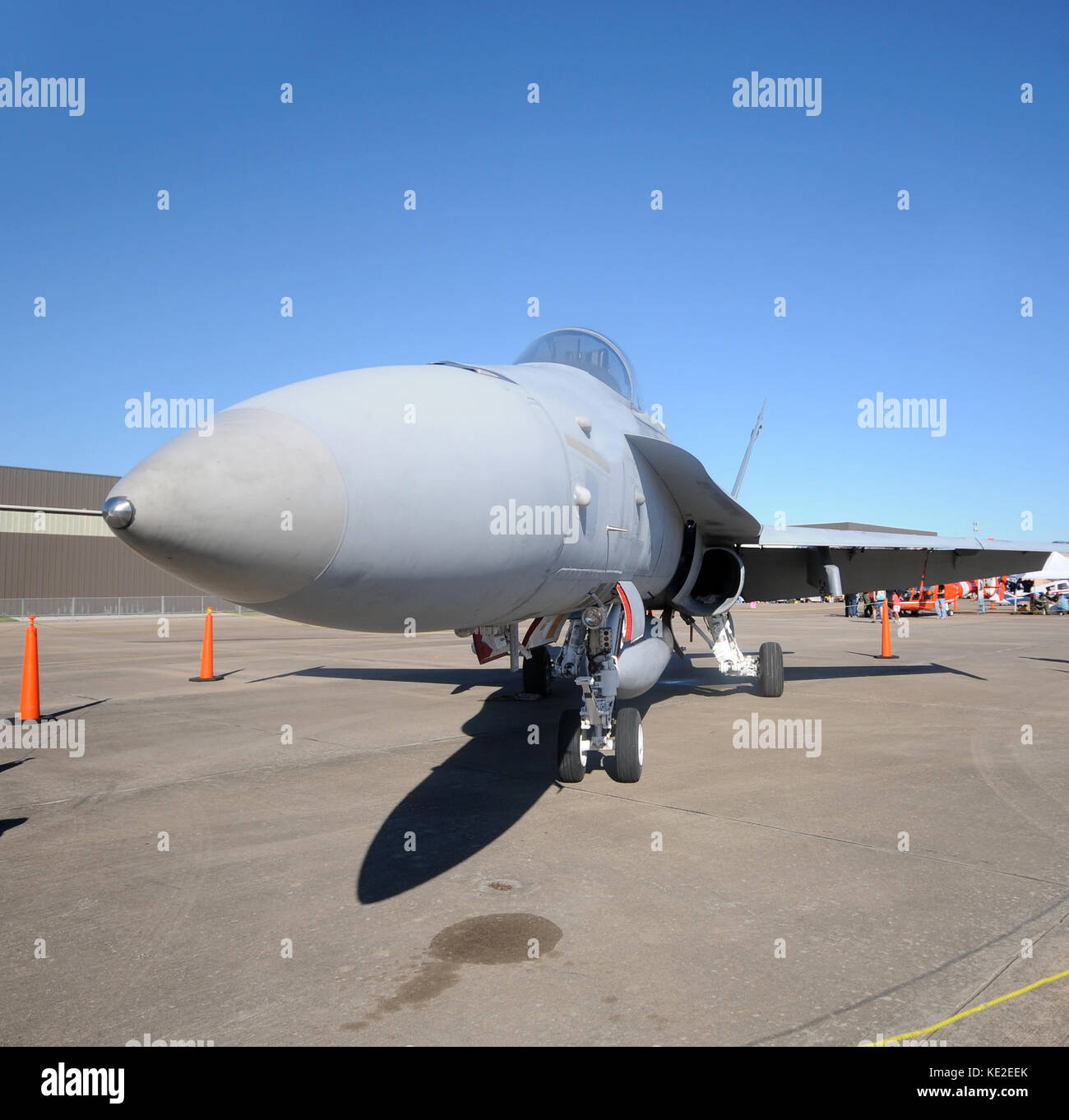 Nose view of US Air Force jet Stock Photo - Alamy