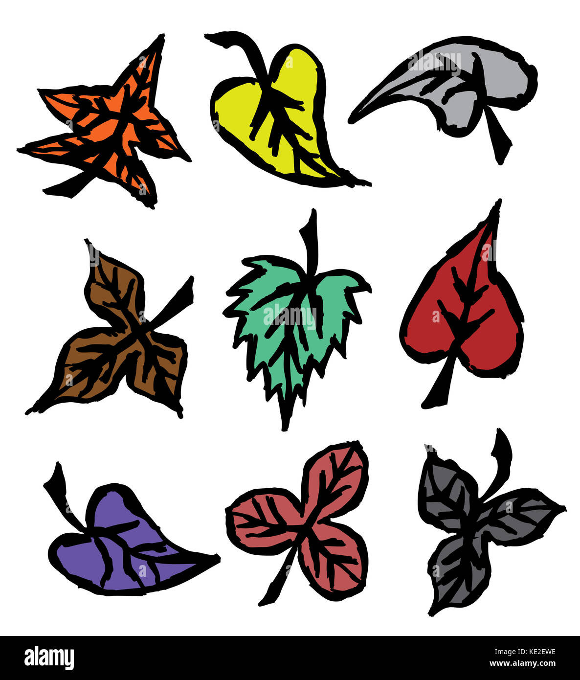 Silver leave Cut Out Stock Images & Pictures - Alamy