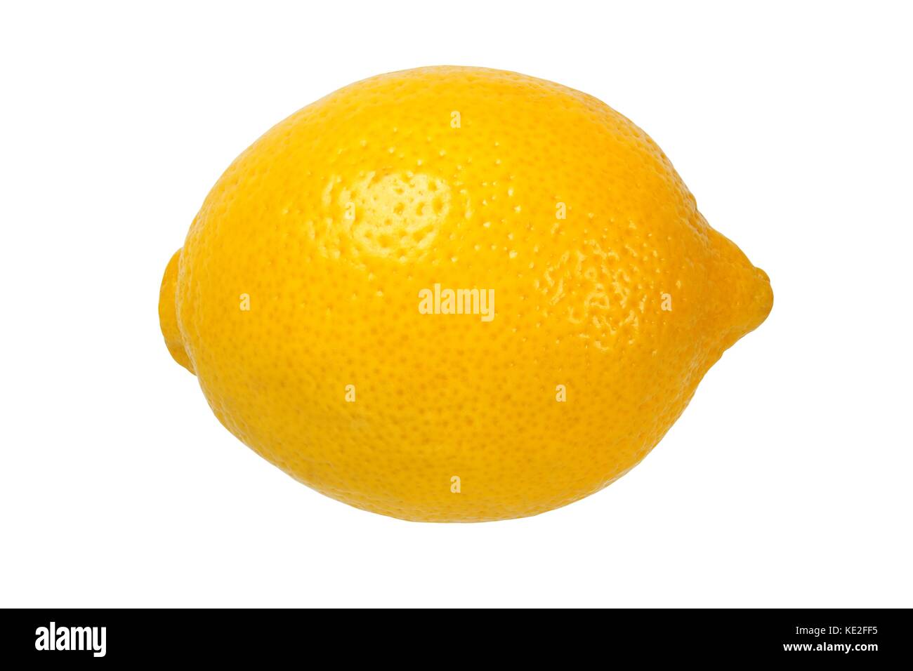 Fresh yellow lemon on white background Stock Photo - Alamy