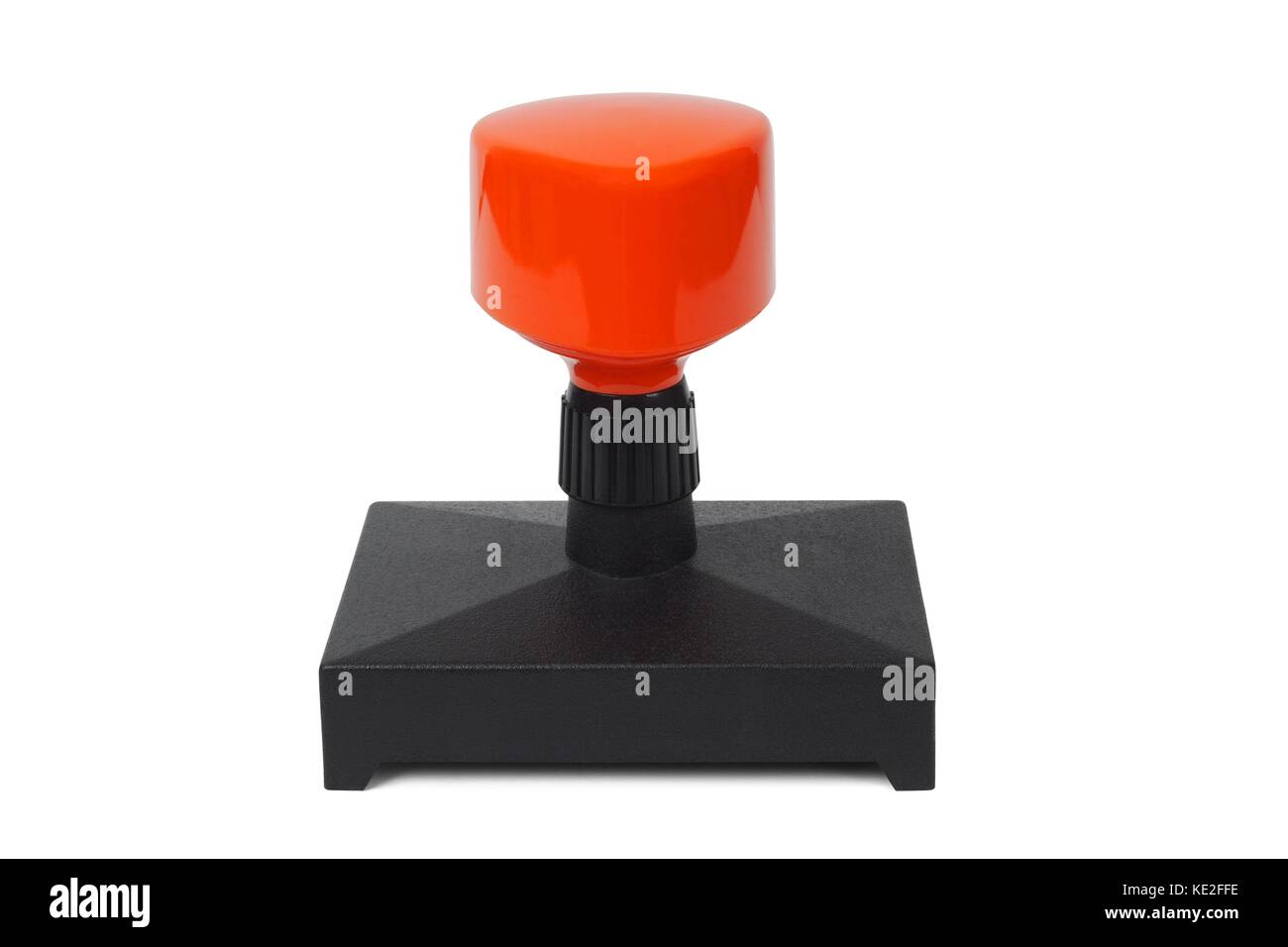 Modern plastic rubber stamp isolated on white background Stock Photo ...