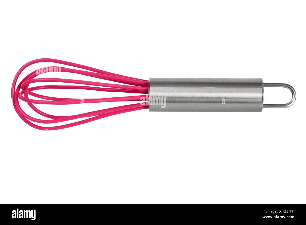 Kitchen whisk isolated on white background Stock Photo - Alamy