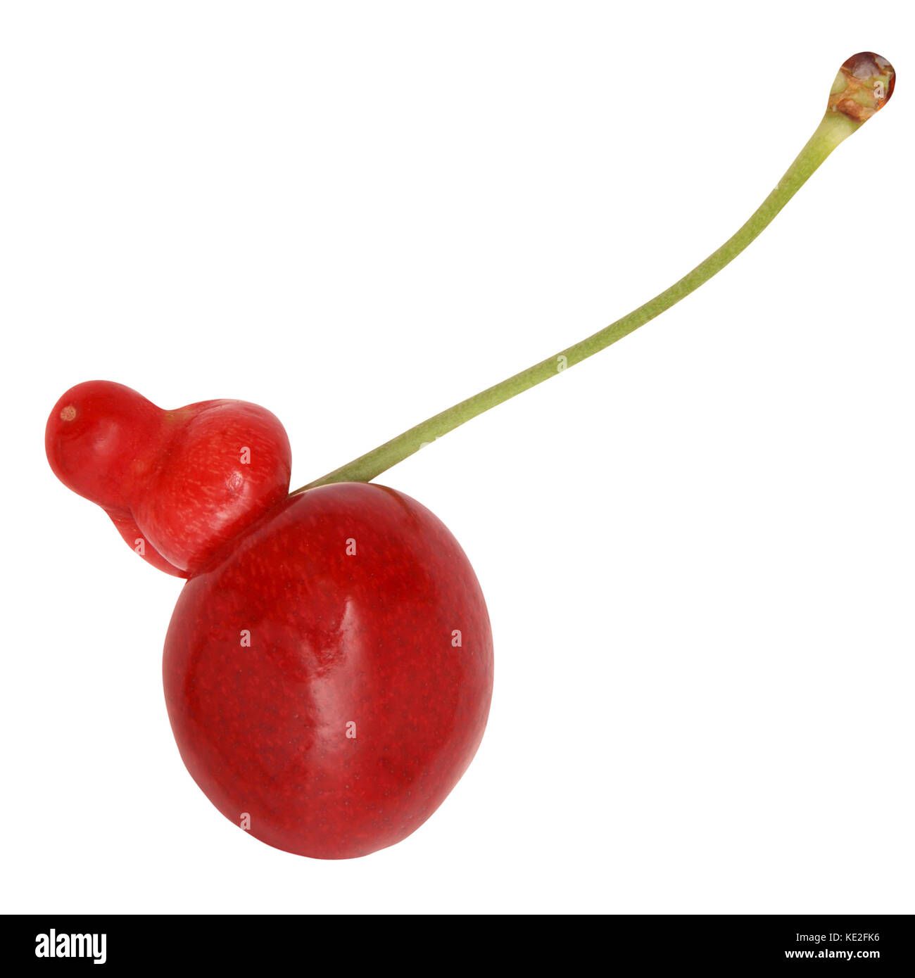 Unusual cherries on white. Clipping path included Stock Photo - Alamy