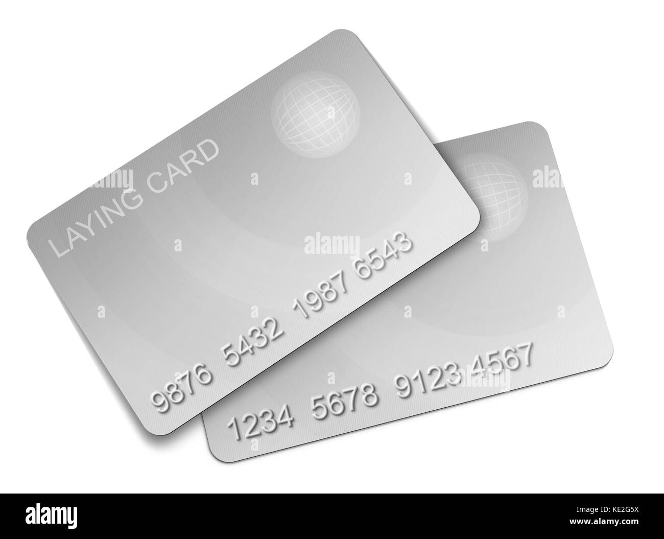 Two membership Card on white background Stock Photo - Alamy