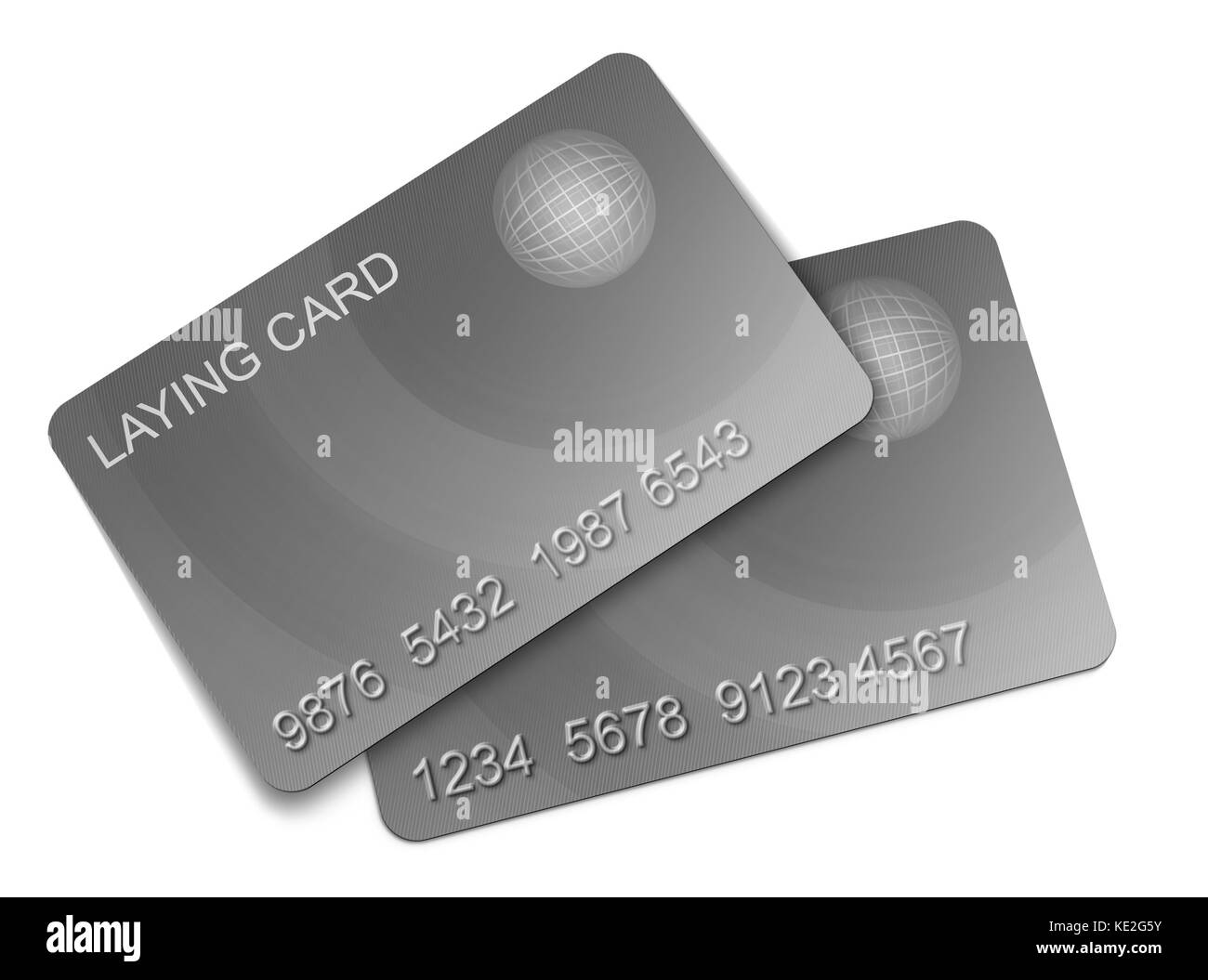 Two membership Card on white background Stock Photo - Alamy