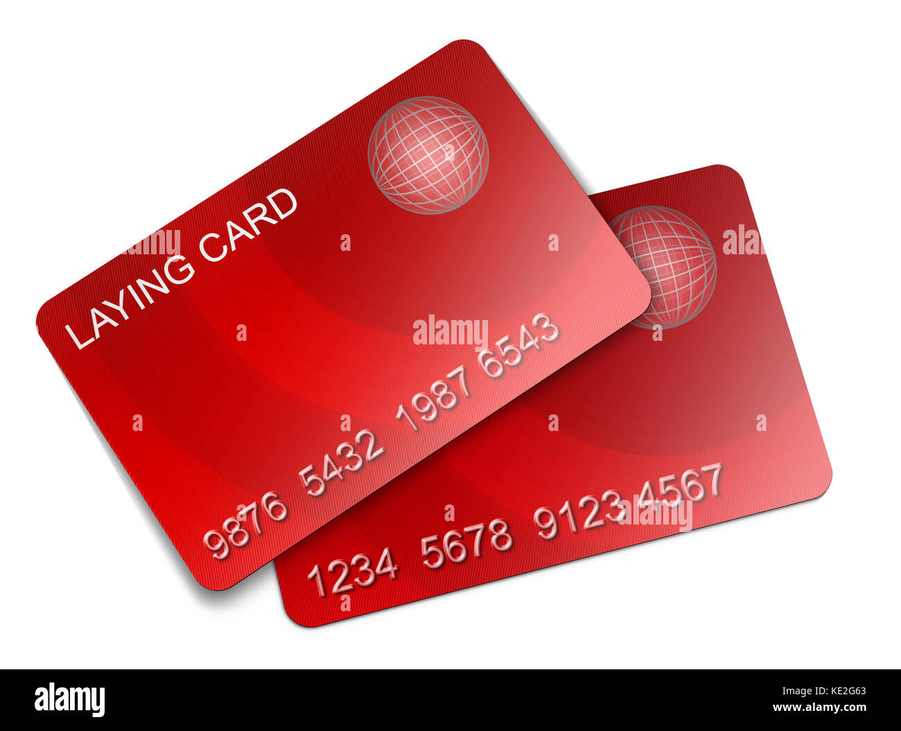 Two membership Card on white background Stock Photo - Alamy