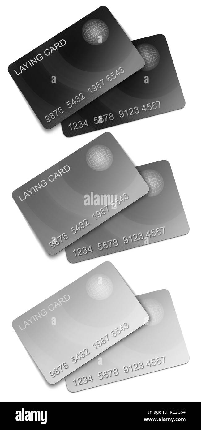 Two membership Card on white background Stock Photo - Alamy