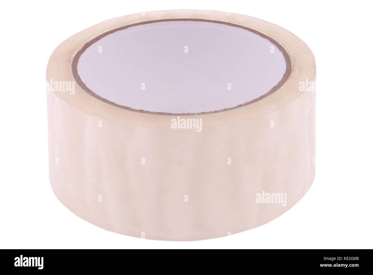 Roll of Scotch tape isolated on white Stock Photo - Alamy