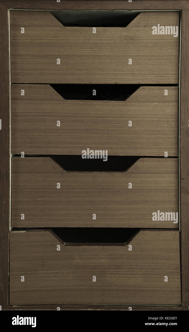Front drawer wooden frame cabinet door, background and texture vintage ...