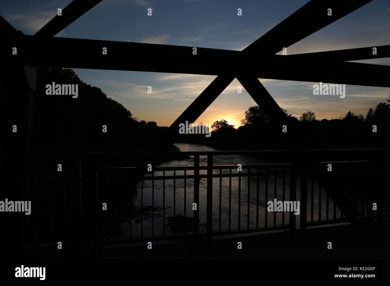 Springbank park London Ontario sunset Stock Photo - Alamy