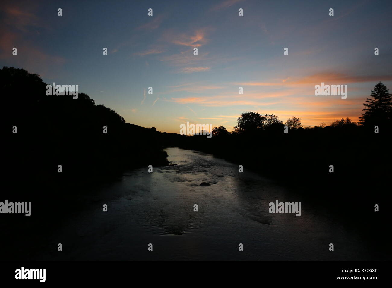 Springbank park London Ontario sunset Stock Photo - Alamy