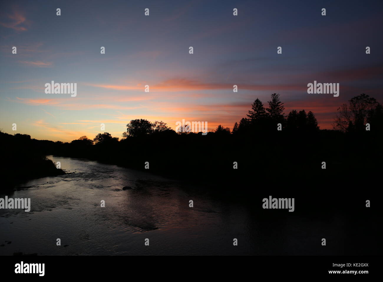 Springbank park London Ontario sunset Stock Photo - Alamy