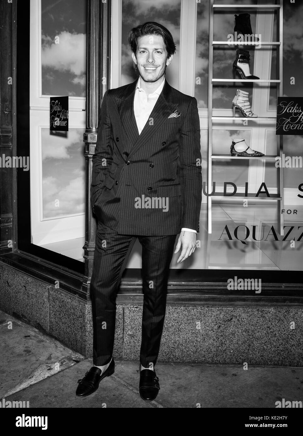 NEW YORK, NY - October 17, 2017: Fashion designer Edgardo Osorio ...