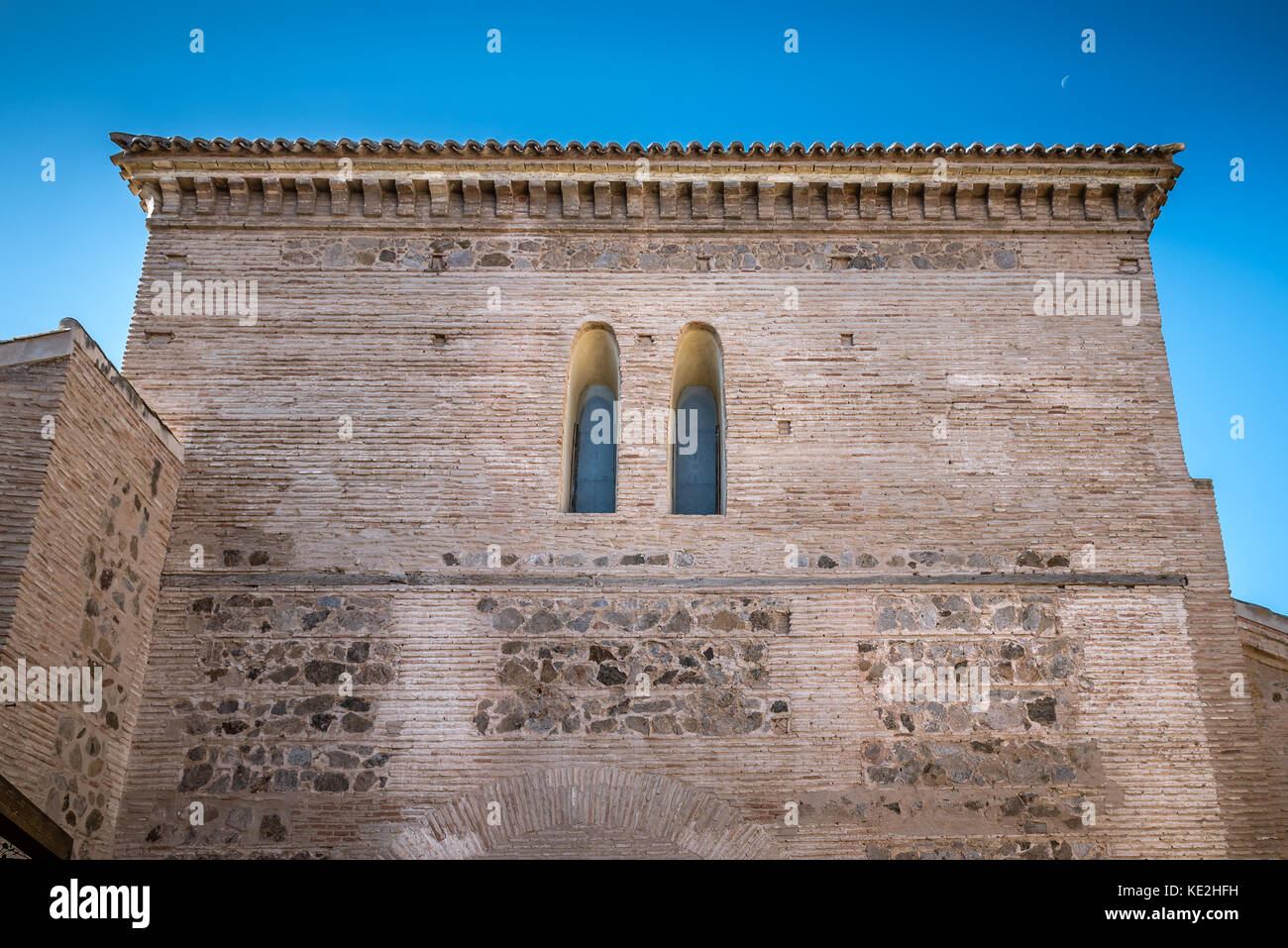 Outdoor view of Synagogue of Transito in Toledo Stock Photo - Alamy