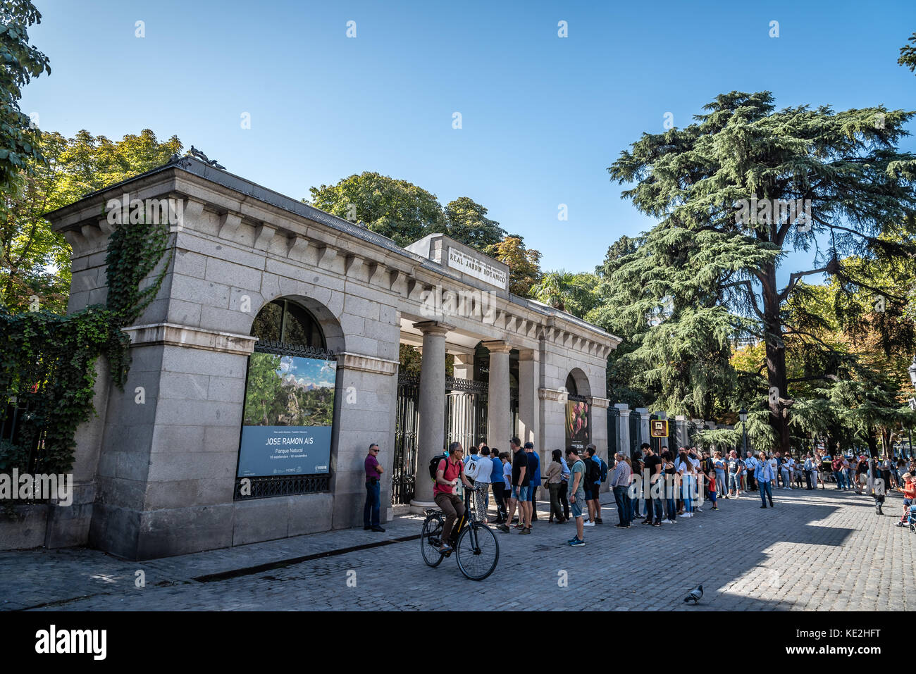 Royal Botanical Garden of Madrid Stock Photo - Alamy