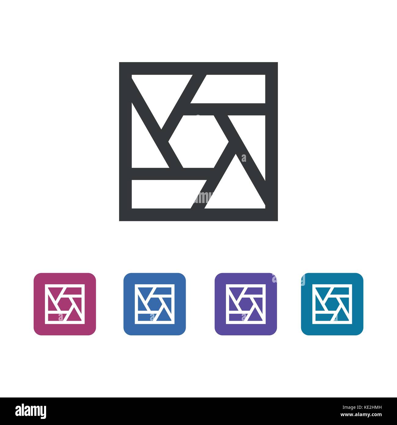 Common Square Shutter Icon Stock Vector Image & Art - Alamy