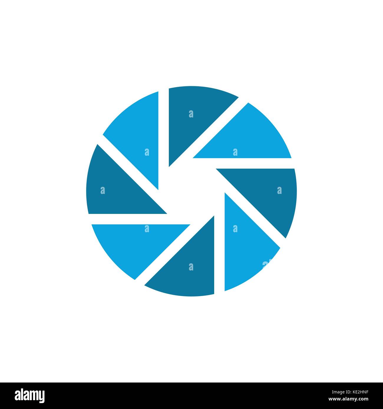 Simple Common Small Circle Aperture Stock Vector Image & Art - Alamy