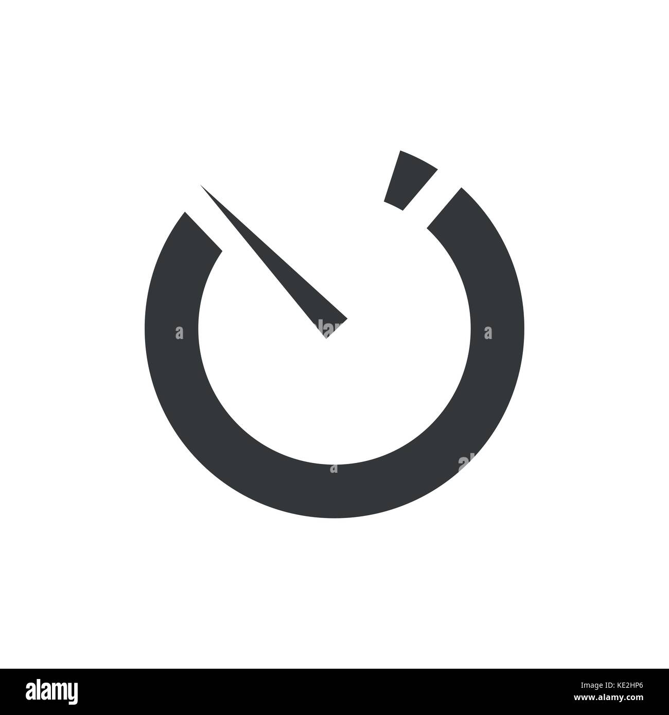 Simple Common Timer Icon Stock Vector Image & Art - Alamy