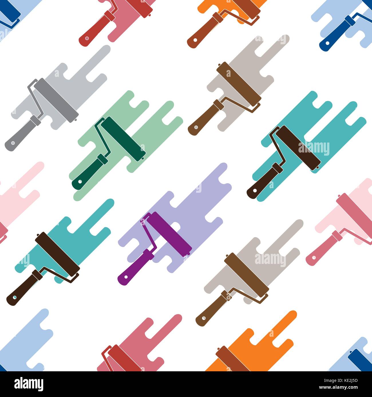 Ink roller texture Stock Vector Images - Alamy